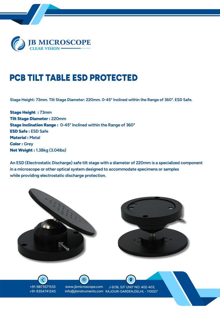 ESD Safe Tilt Stage Diameter 220mm