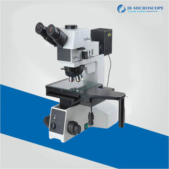 Upright Metallurgical Trinocular Microscope - JBM-04RF