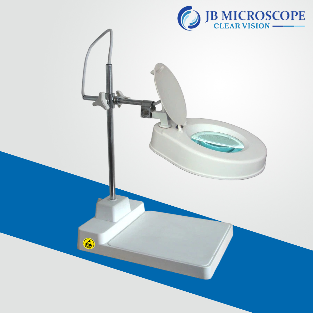 LED Table Magnifying Lamp Inspection Magnifier - JB Microscope
