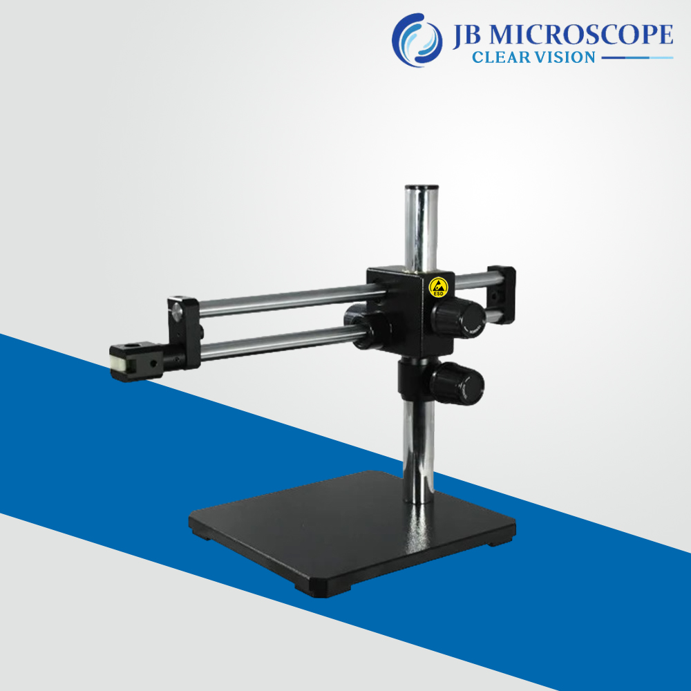 Microscope Base Stand (Dual Arm) ESD Safe - JB Microscope